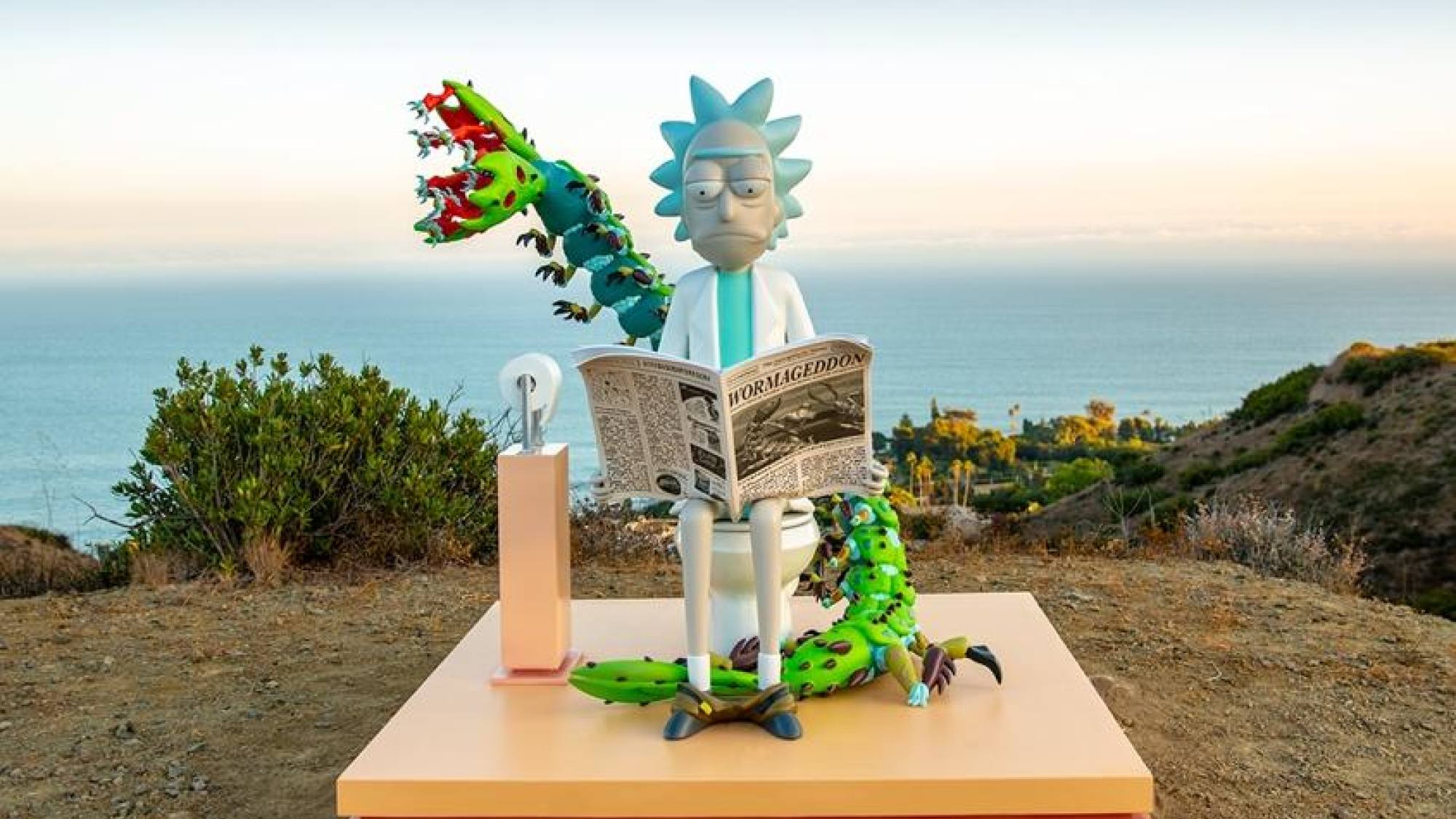 Wormageddon global: la enorme campaña previa al estreno de Rick y Morty